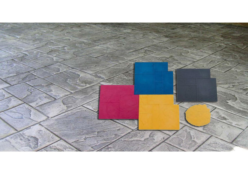 Concrete Stamps and Rollers for Decorative Pattern Stamping