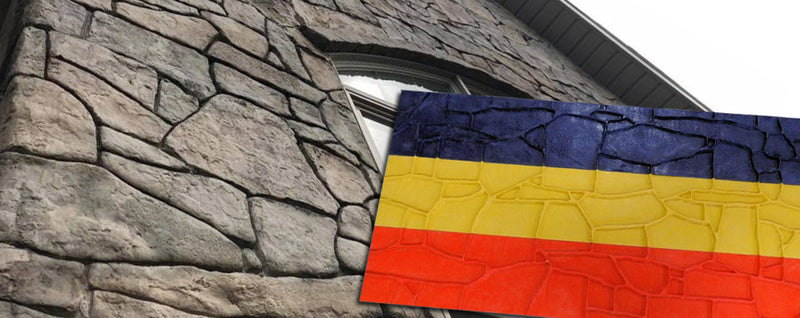 Vertical Concrete Wall Stamps - Expressions-LTD