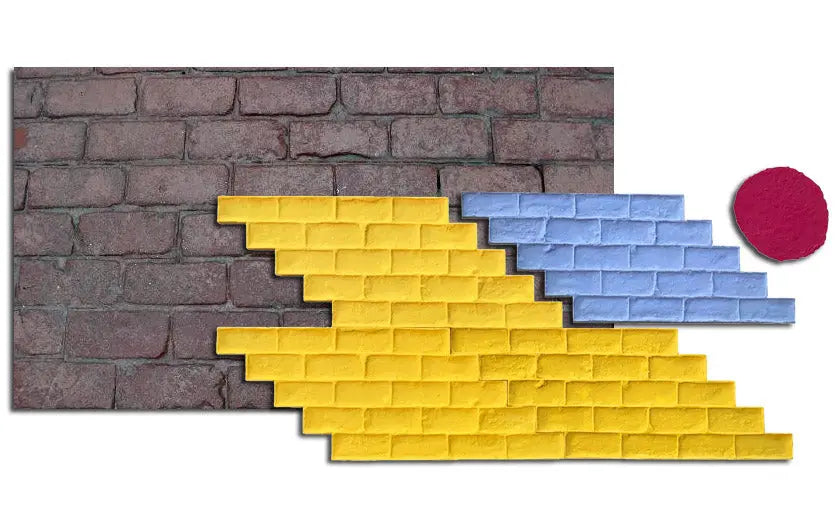 Brick Concrete Stamps - Georgetown Brick Cobble