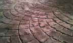 Cobble Concrete Stamps - Roman Fan
