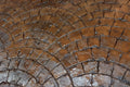 Cobble Concrete Stamps - Roman Fan