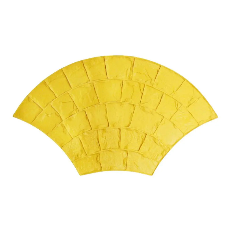 Cobble Concrete Stamps - Roman Fan