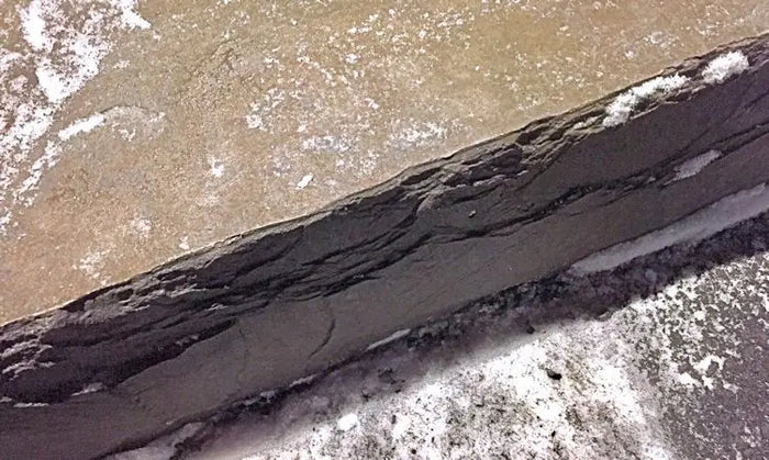 Concrete Step Insert Form Liner - 3.5" Chiseled Slate