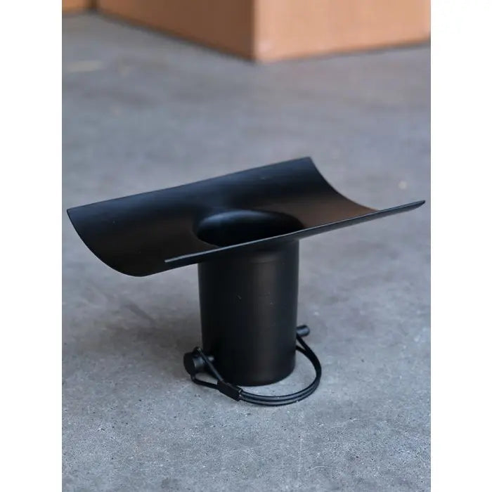 Rain Chain Gutter Installation Kit Half Round - Black