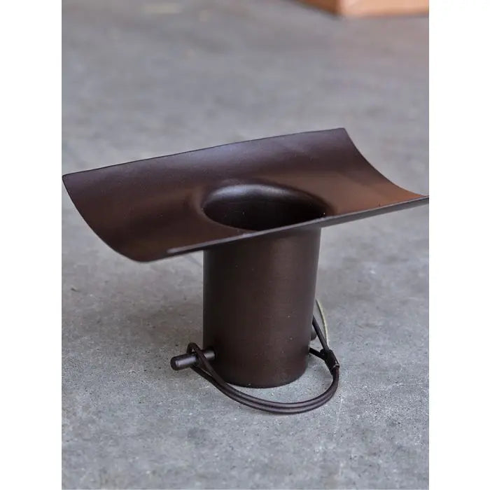 Rain Chain Gutter Installation Kit Half Round - Bronze