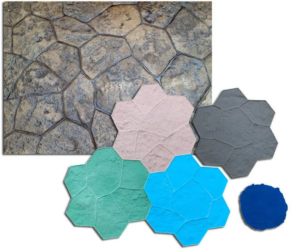 Stone Concrete Stamps - Random Rock