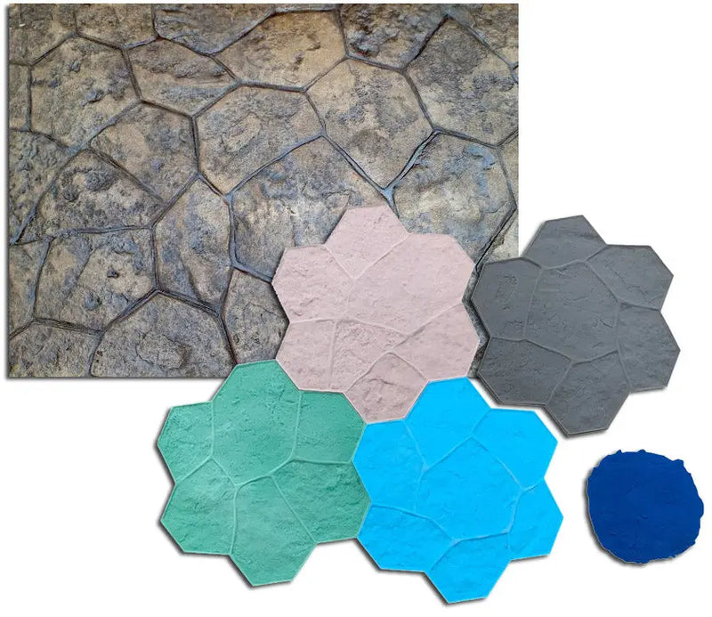 Stone Concrete Stamps - Random Rock