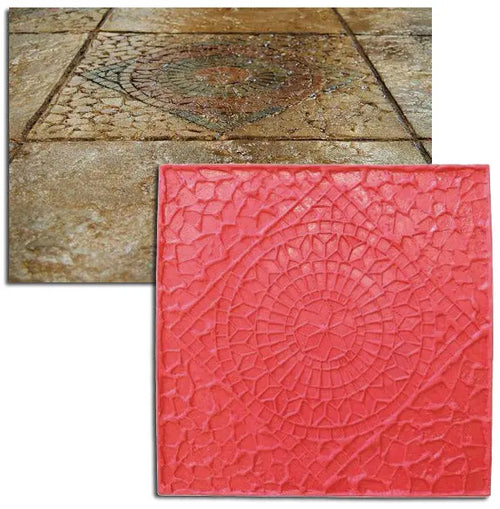 Stone Concrete Stamps - Weathered Mosaic Tile