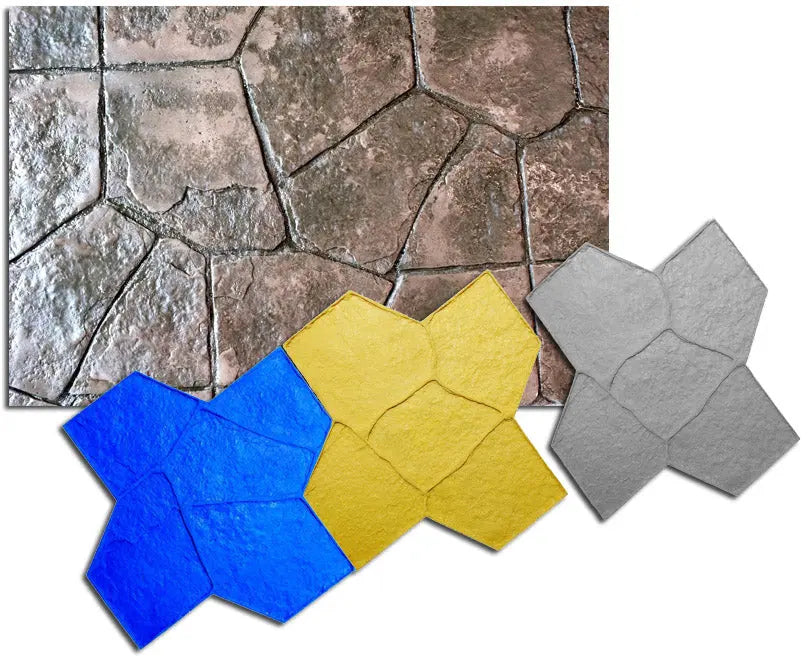 Stone Concrete Stamps - Wisconsin Flagstone