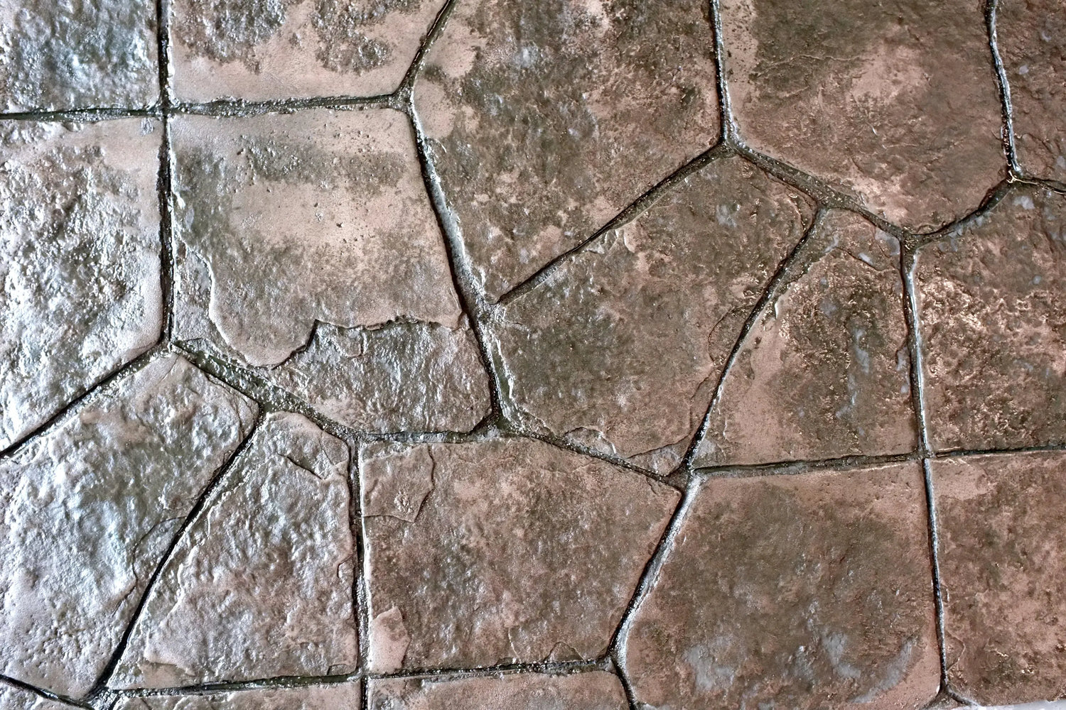 Stone Concrete Stamps - Wisconsin Flagstone