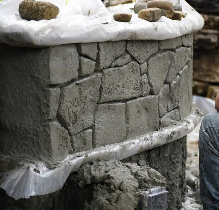 Vertical Concrete Stamp - Stone Matrix (3 Piece Stamp Set Series 1)