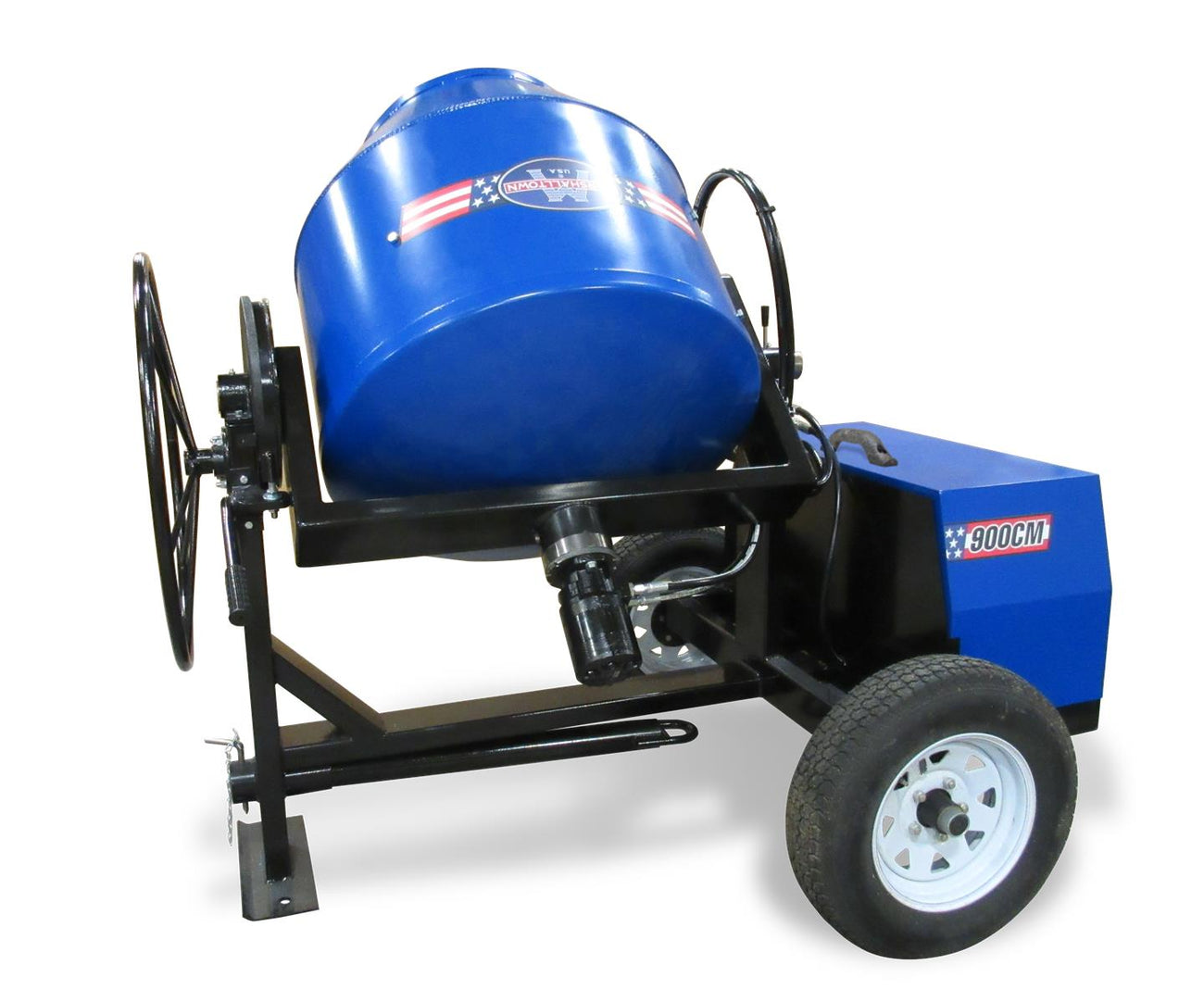 Concrete Mixer Industrial Grade 6 Cubic Foot - Gas Honda Motor