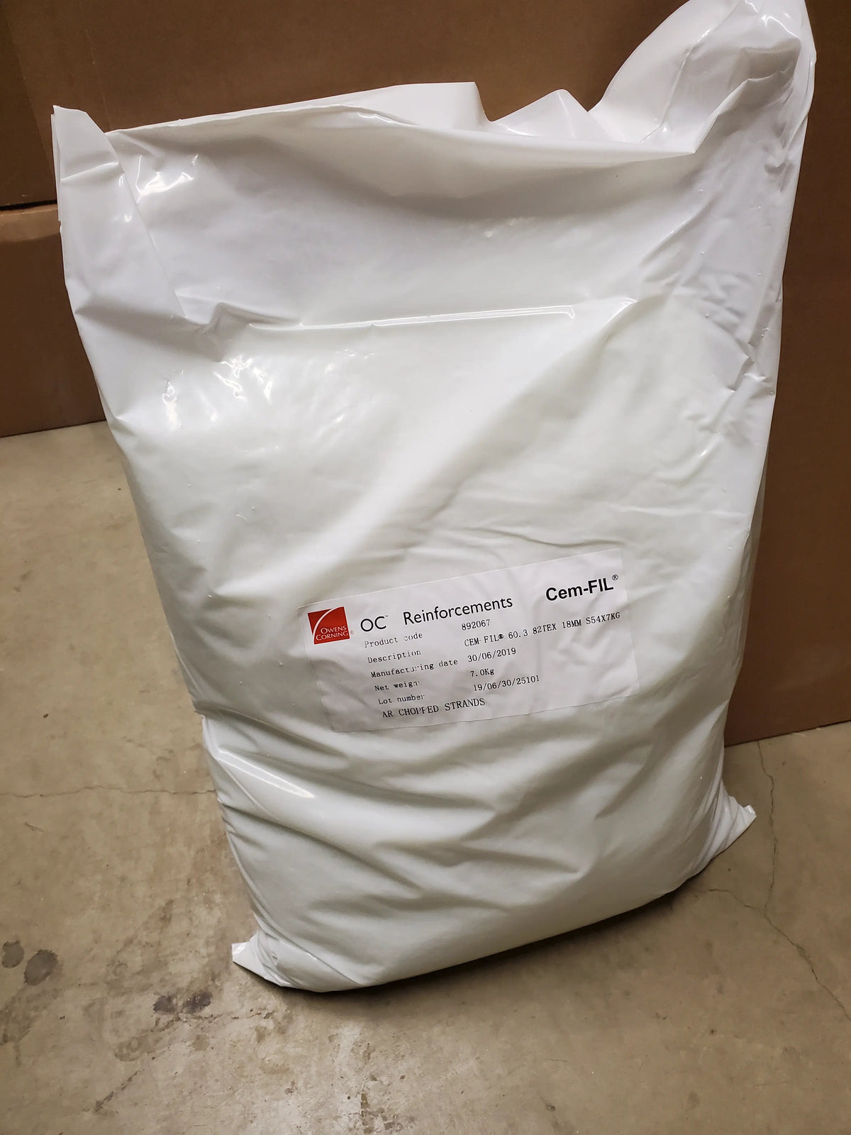 Chopped Fiberglass for Concrete and GFRC - AR Fibers 1/2" - 3/4"