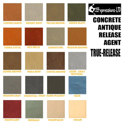 Concrete Colored Antiquing Accent Powder Release