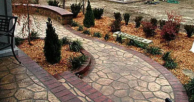 Concrete Paper Stencil - Flagstone