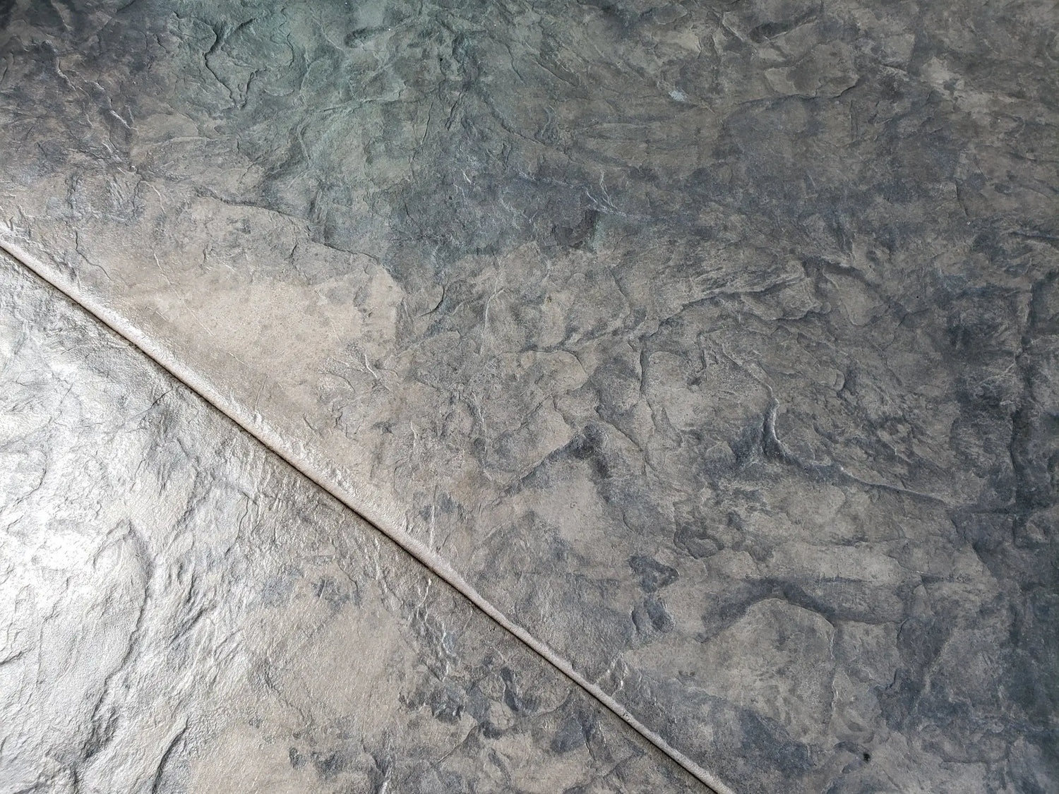 Concrete Seamless Stamp Mat - Fractured Thin Slate