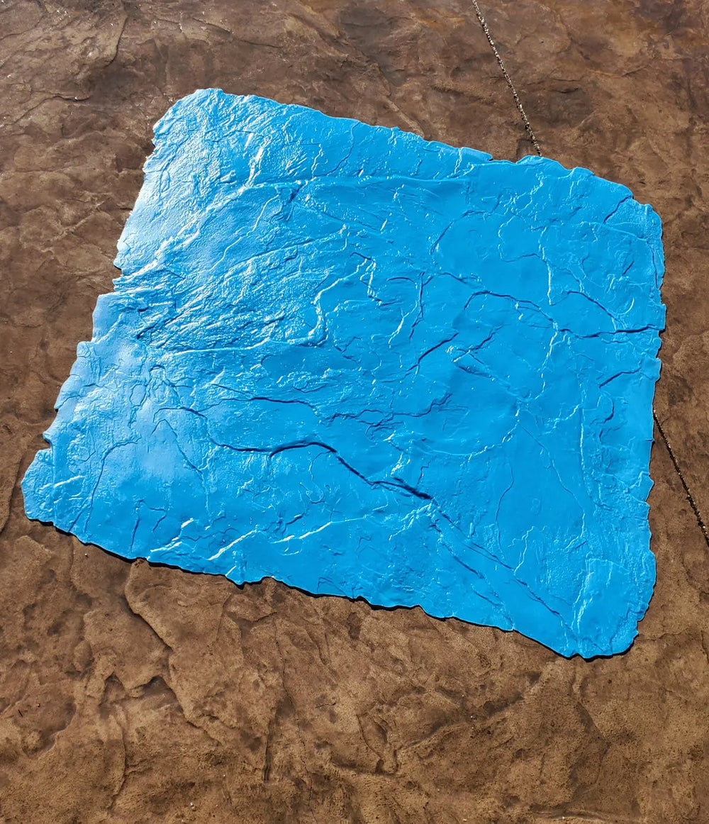 Concrete Seamless Stamp Mat - Fractured Thin Slate