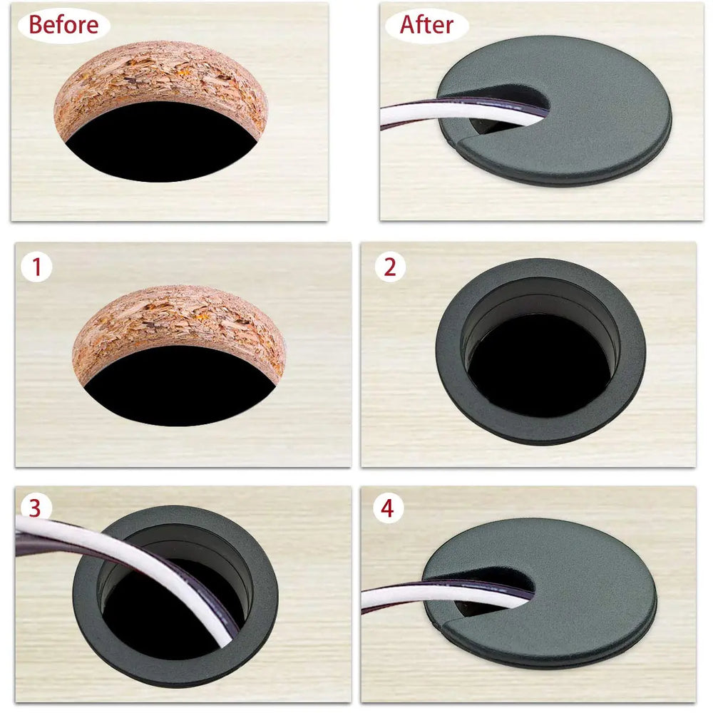 Countertop Hole Caps for Cables Cords