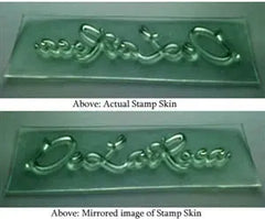 Custom Concrete Stamp - Flexible Logo Design