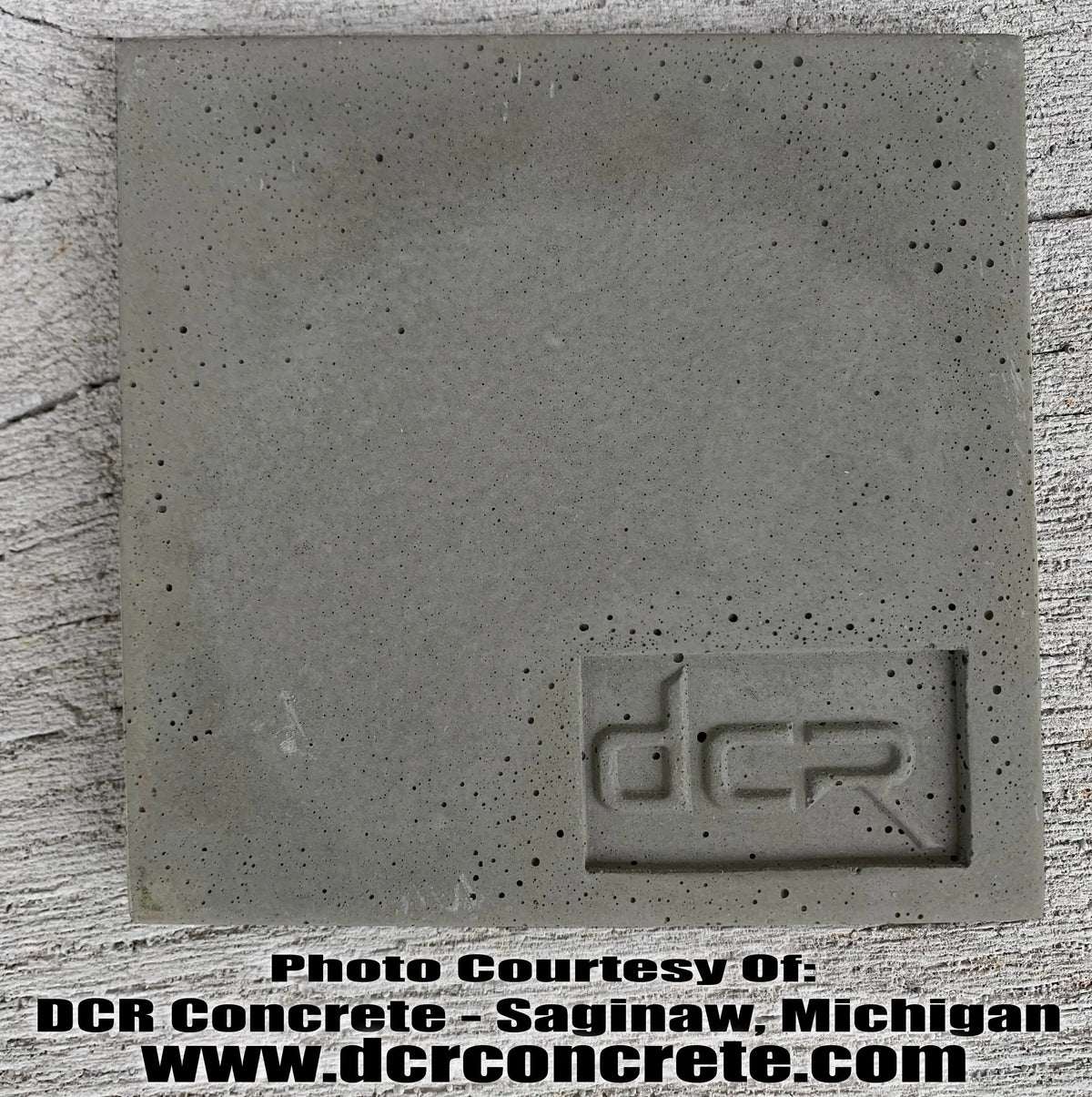 Custom Concrete Stamp - Flexible Logo Design