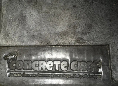 Custom Concrete Stamp - Flexible Logo Design