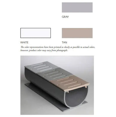 Linear Drain for Pool Decks and Driveways - The 3" Water Hog