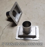 Linear Slot Sink Drain Pan - Stainless Steel