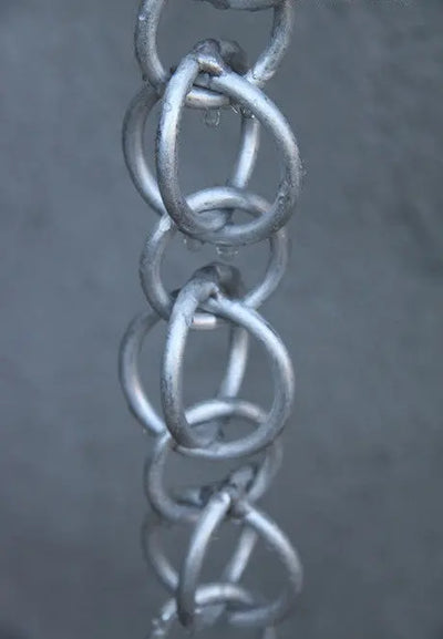 Rain Chain Double Loops - Aluminum