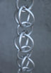 Rain Chain Double Loops - Aluminum