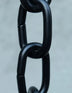 Rain Chain Large Aluminum Link- Black