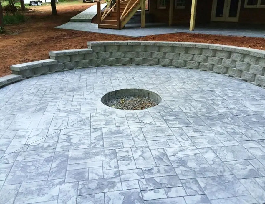 Concrete Stamp - Ashlar Ashler Notched Slate Rigid and Floppy Stamping Mats