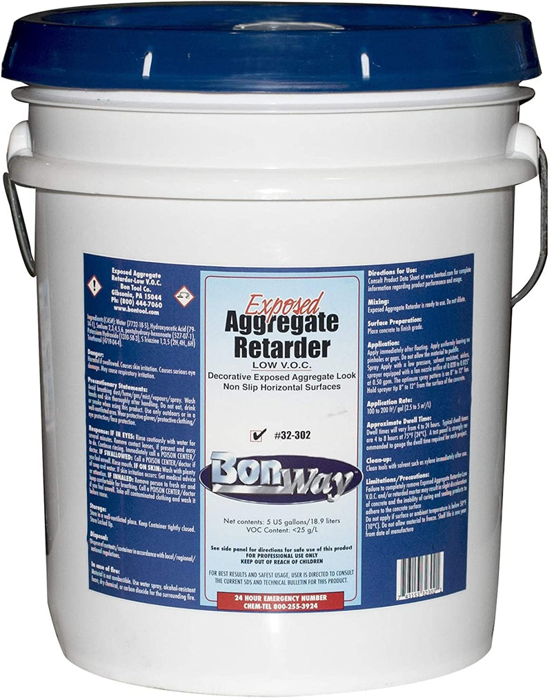 Concrete Surface Retarder for Exposed Aggregate