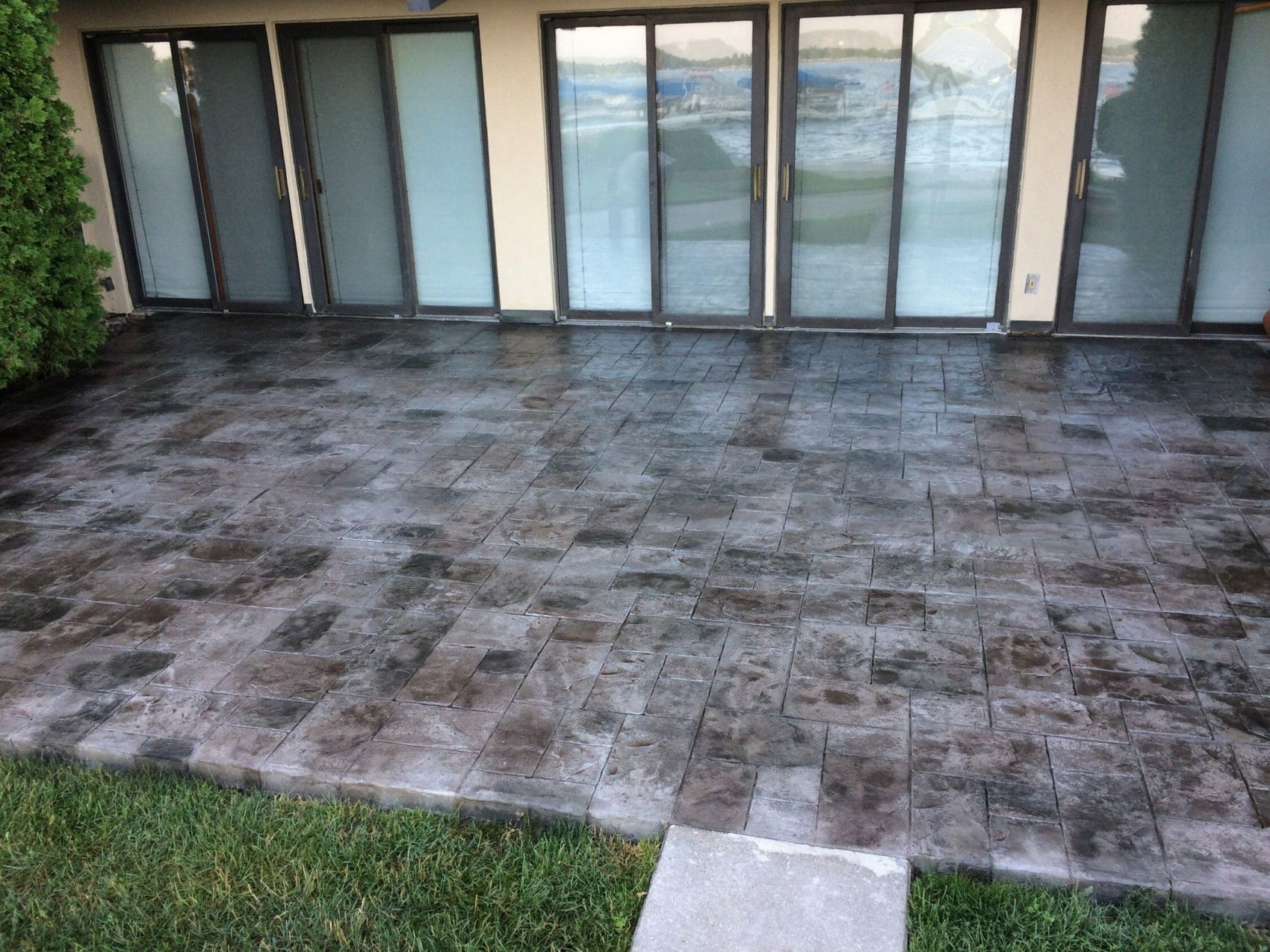 Concrete Cement Overlay - Stampable