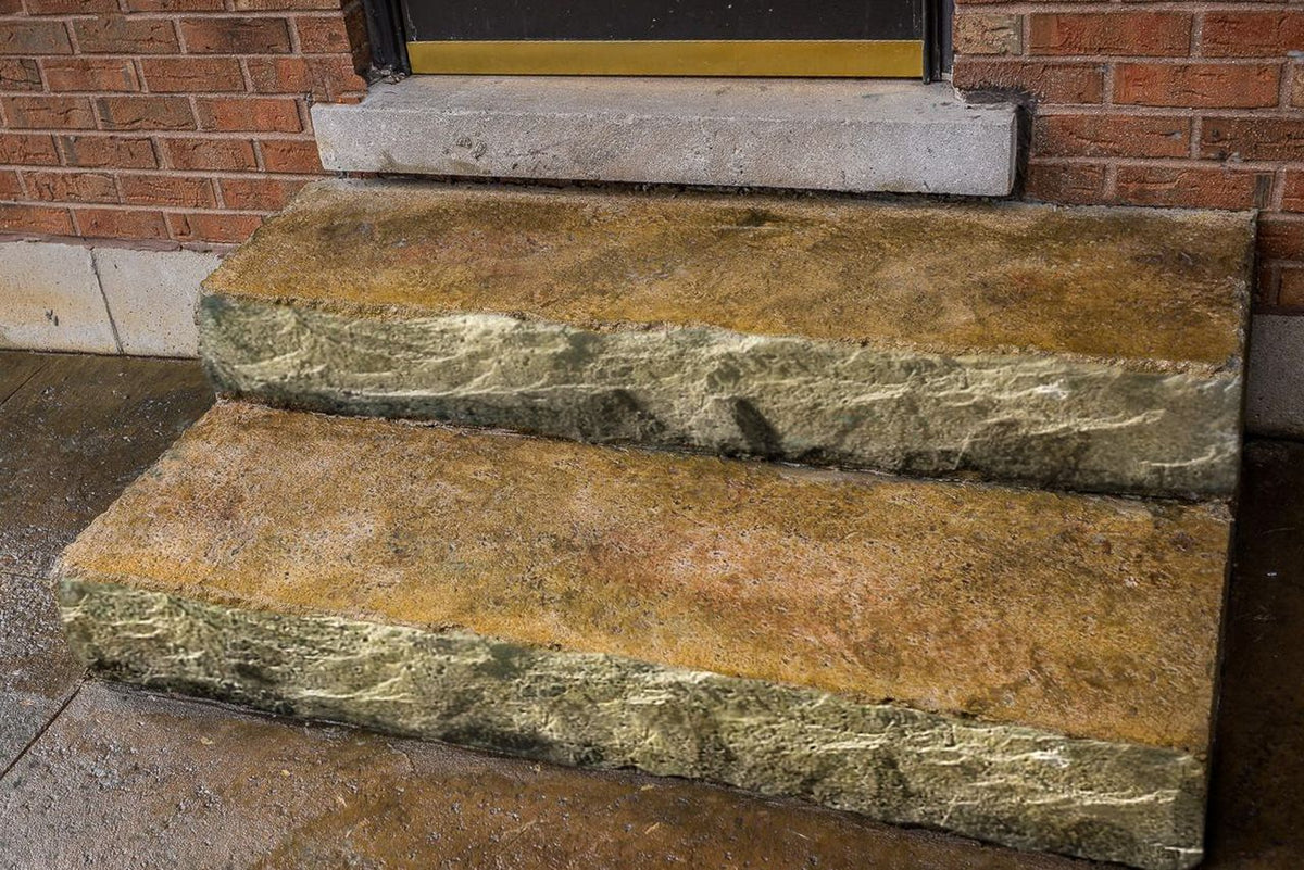 Concrete Step Insert Form Liner - 7.25" Split Slate